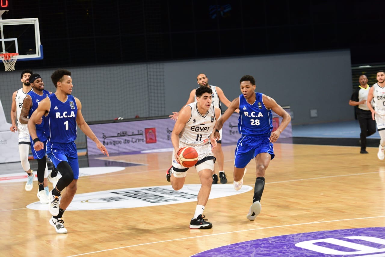 منتخب مصر للسلة يفوز علي إفريقيا الوسطى في افتتاح مباريات التصفيات الأفريقية - kasnews - كاس نيوز