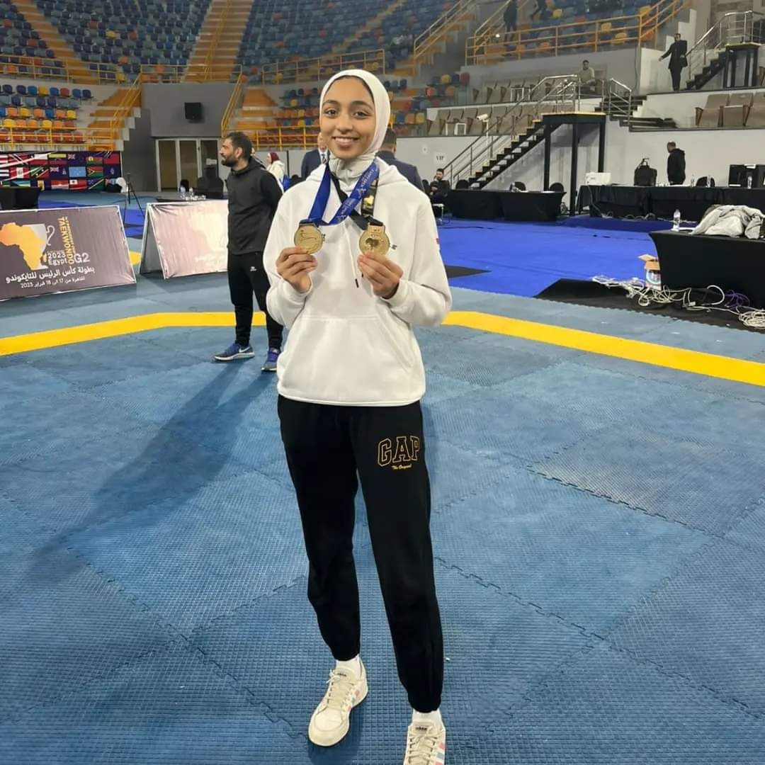 آية شحاتة تصعد لنهائي التصفيات الأفريقية للتايكوندو وتتأهل لأولمبياد باريس - kasnews - كاس نيوز