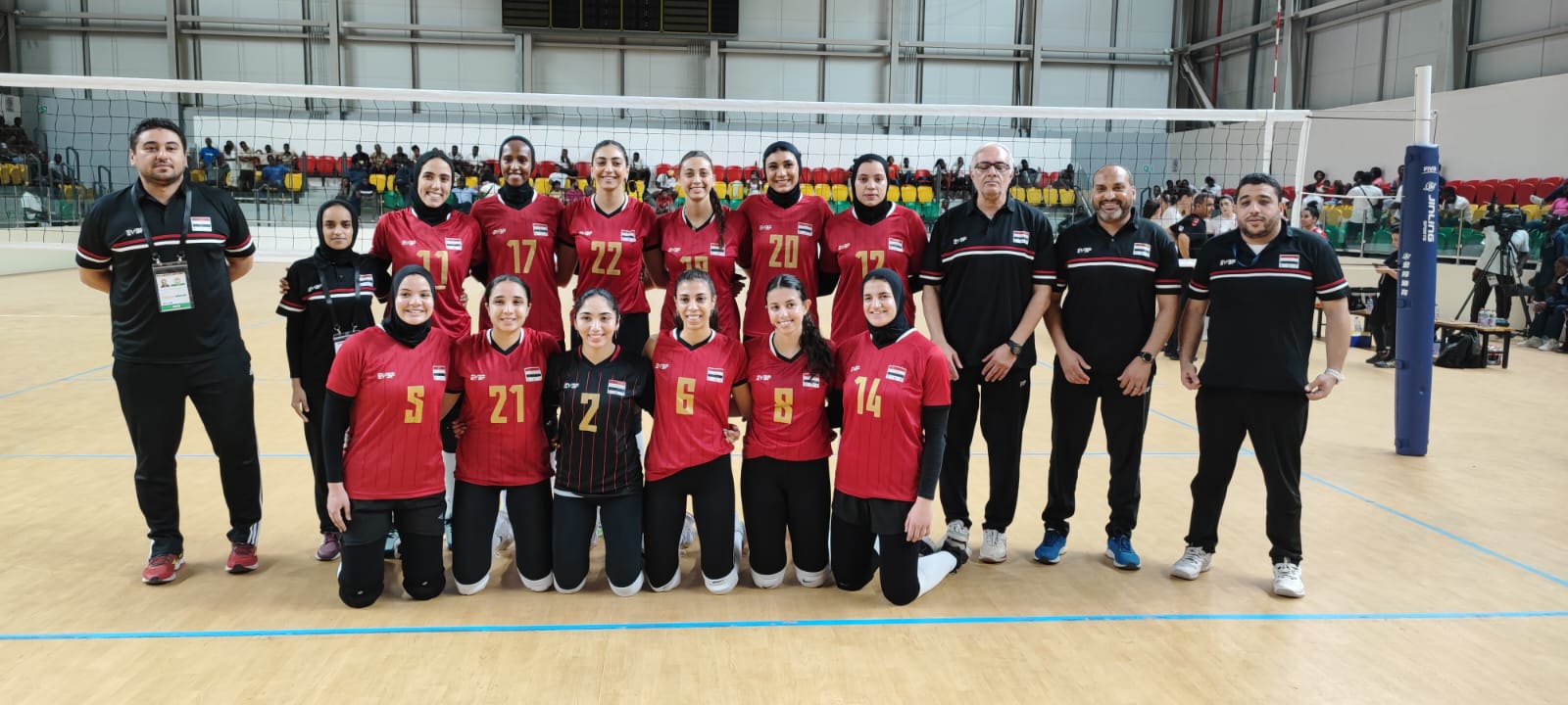 دورة الألعاب الأفريقية|منتخب سيدات الطائرة يفوز على غانا - kasnews - كاس نيوز