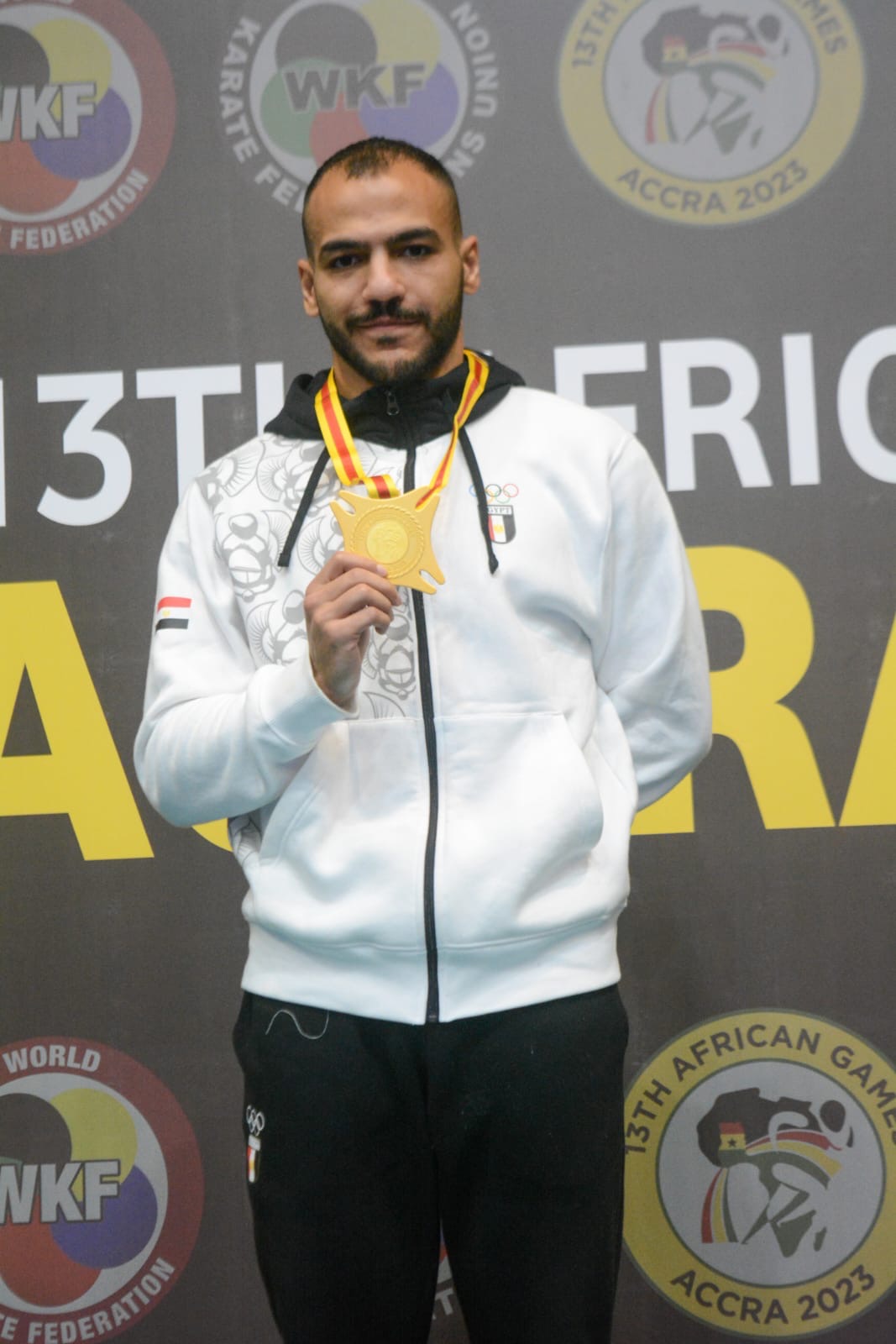 دورة الألعاب الأفريقية|عبدالله ممدوح:الميدالية الذهبية نتيجة عمل كبير - kasnews - كاس نيوز