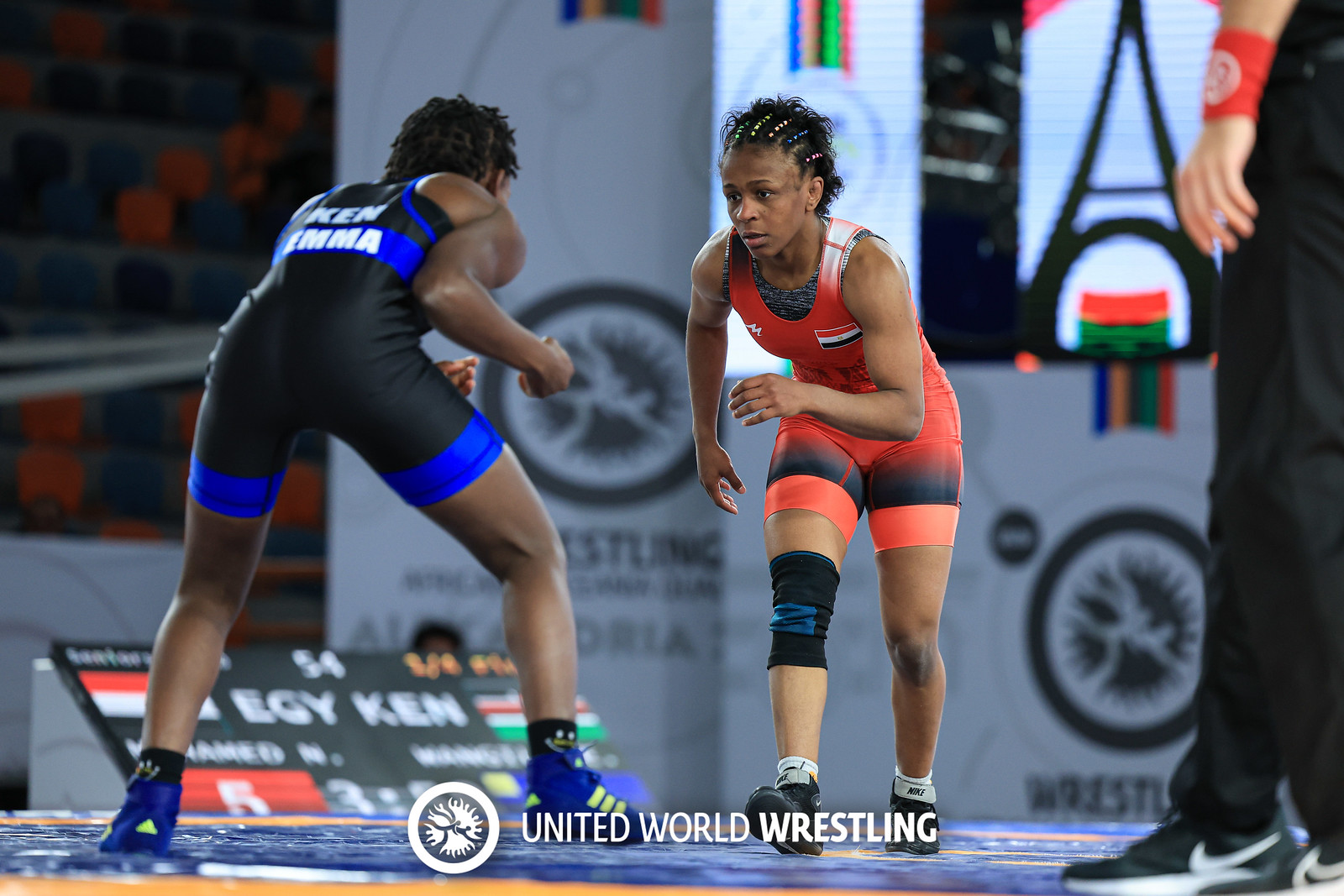 ندى مدني تتأهل رسميا لأولمبياد باريس بوزن 50 كجم بالمصارعة النسائية - kasnews - كاس نيوز