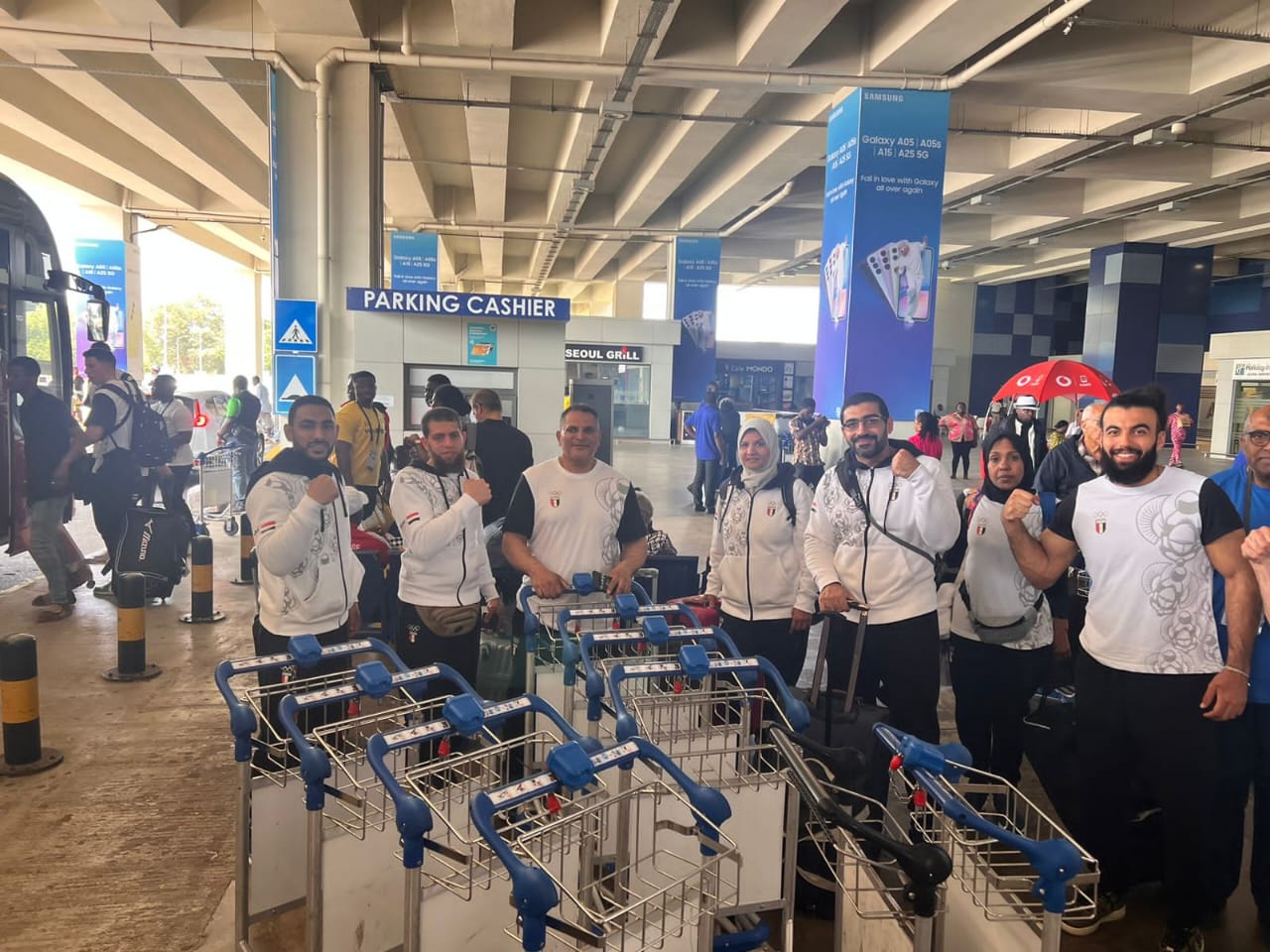 دورة الألعاب الأفريقية| وصول الفوج السادس من البعثة المصرية - kasnews - كاس نيوز