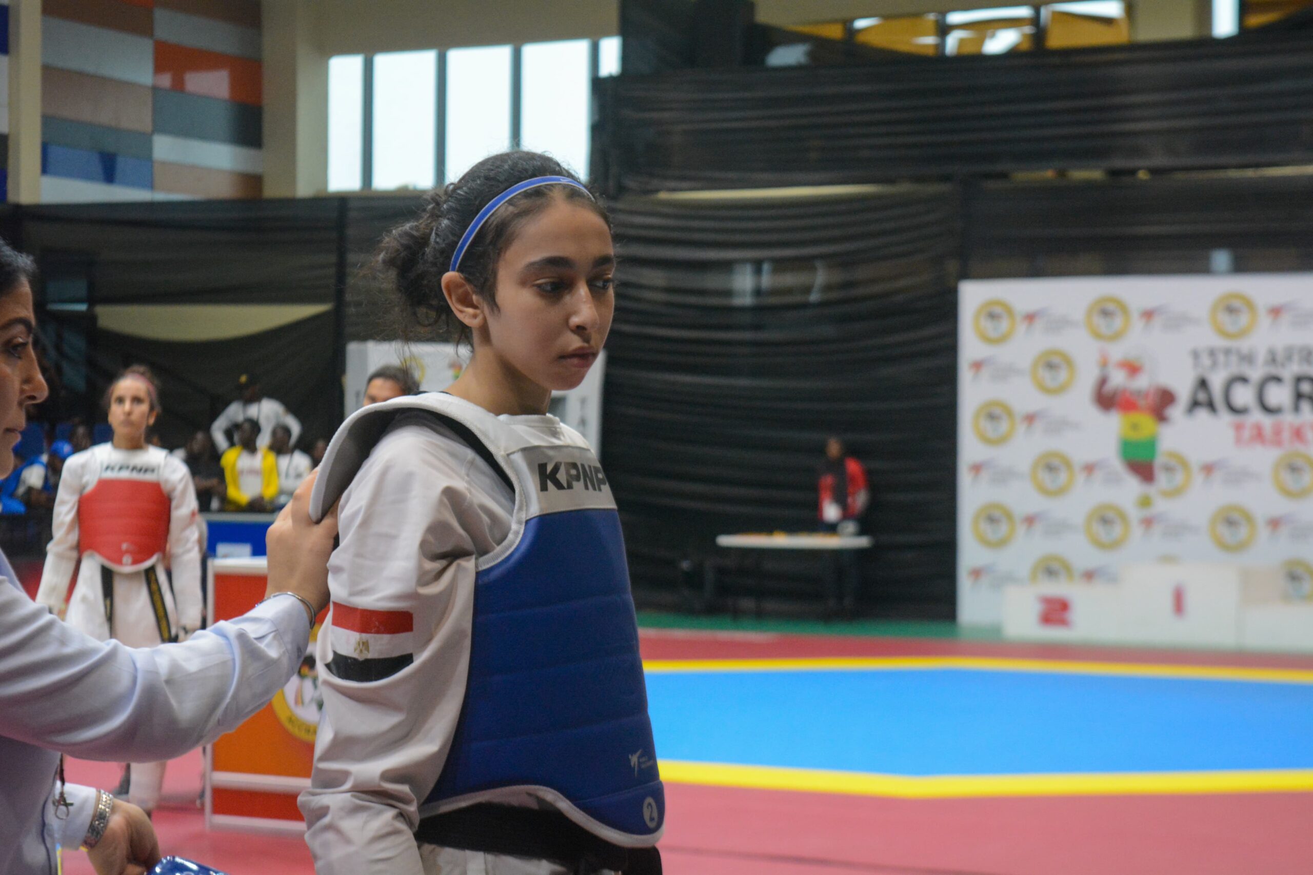 دورة الألعاب الأفريقية | جنى خطاب تحقق الميدالية الفضية بوزن 49 كجم للتايكوندو - kasnews - كاس نيوز