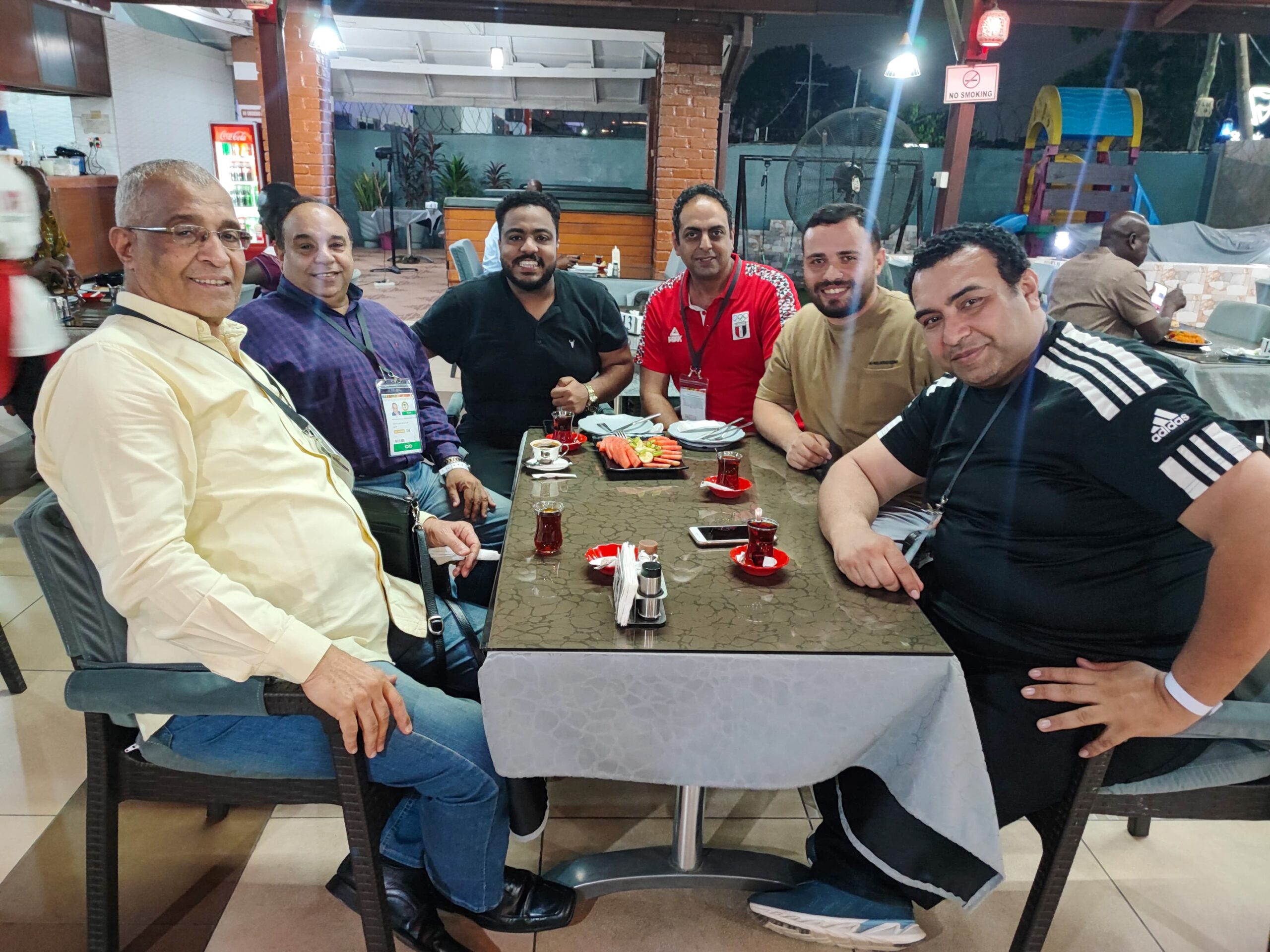 دورة الألعاب الأفريقية|رئيس البعثة المصرية ينظم إفطارًا جماعيًا بمدينة أكرا - kasnews - كاس نيوز