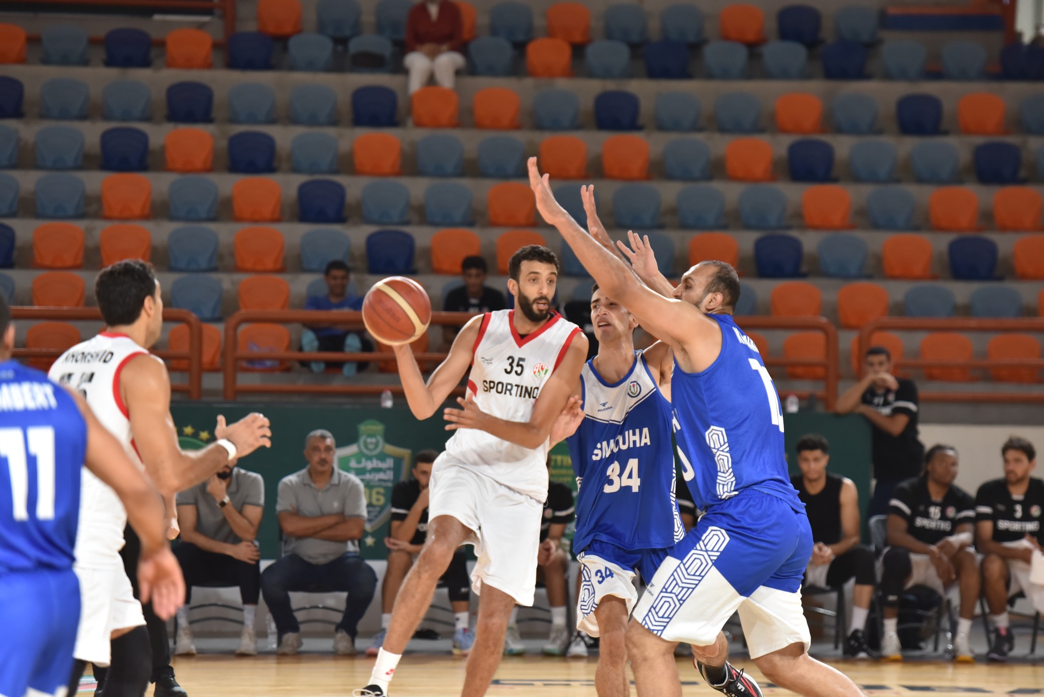 سبورتنج يقصي سموحة من البطولة العربية للسلة ويتأهل لنصف النهائي - kasnews - كاس نيوز