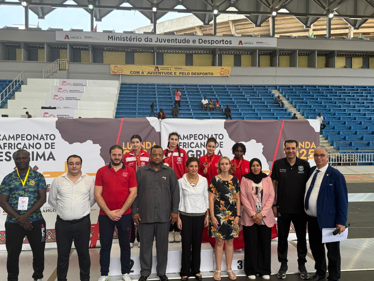 مصر تحقق 4 ميداليات جديدة في منافسات تحت 17 سنة ببطولة أفريقيا للسلاح بأنجولا - kasnews - كاس نيوز