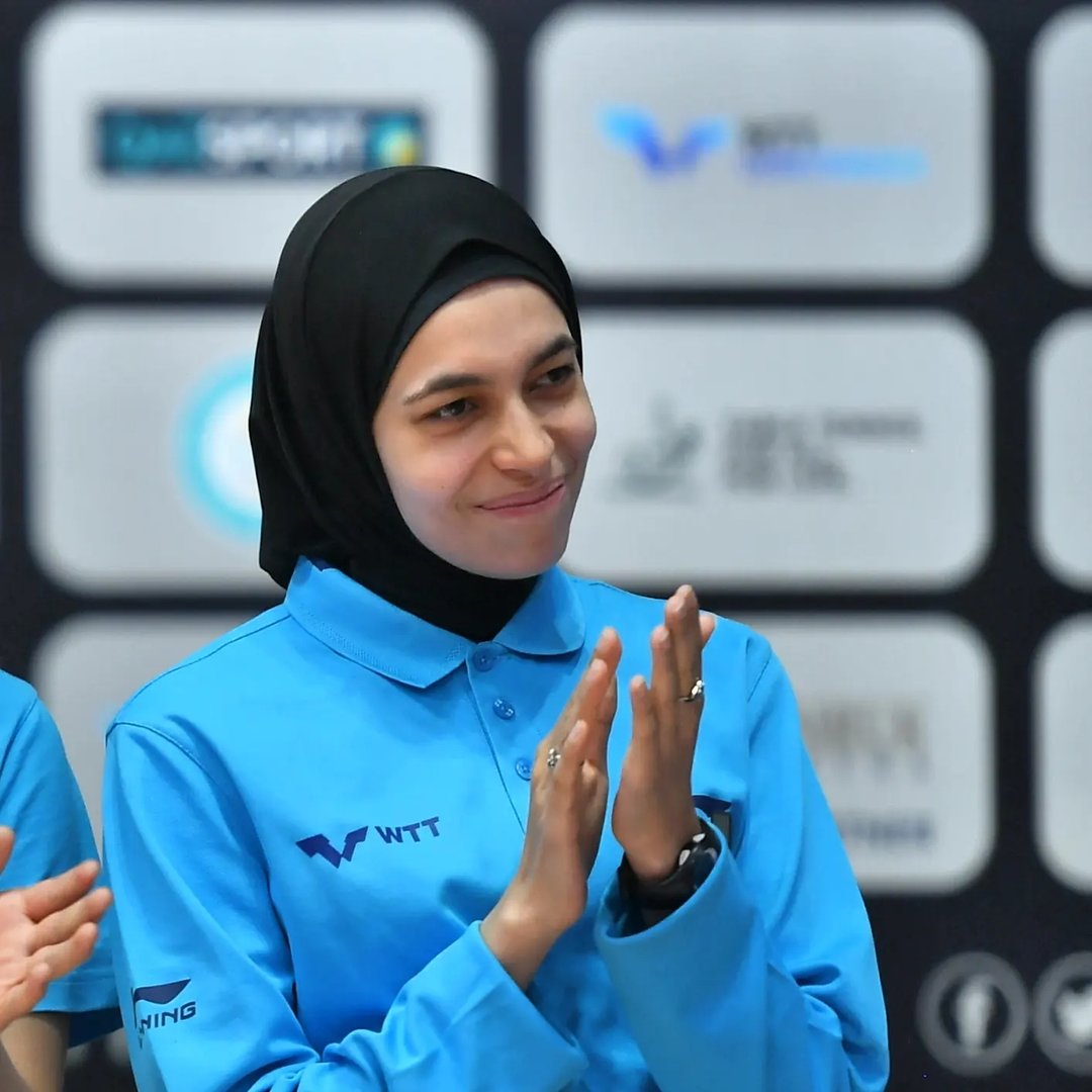 آية إبراهيم تدخل التاريخ بتحكيم نهائي كأس العالم لتنس الطاولة - kasnews - كاس نيوز