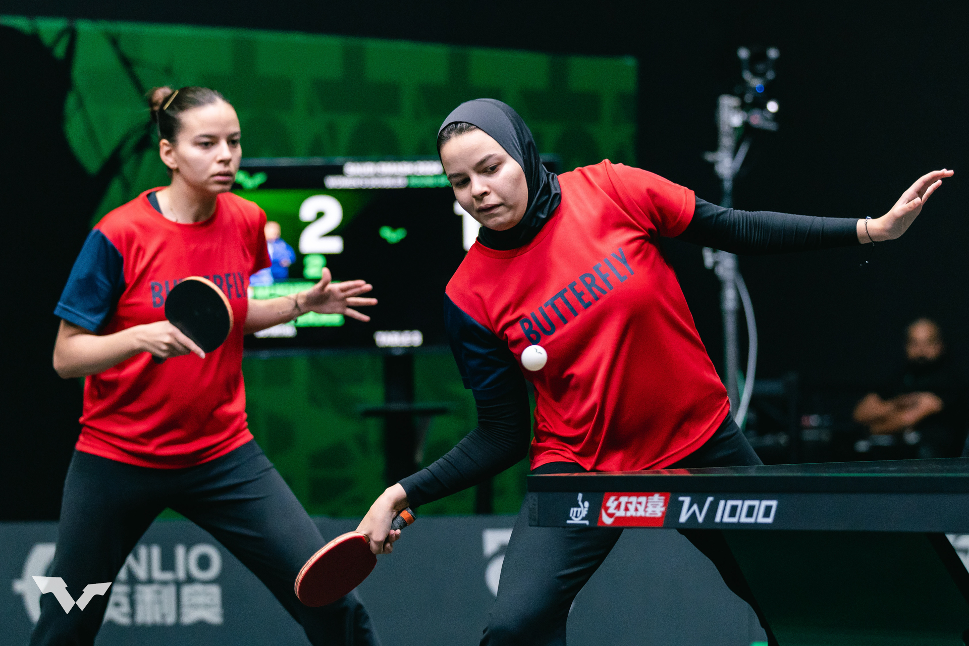 مريم الهضيبي ومروة الهضيبي تتأهلان إلى دور الـ32 لزوجي السيدات ببطولة العالم لتنس الطاولة ...