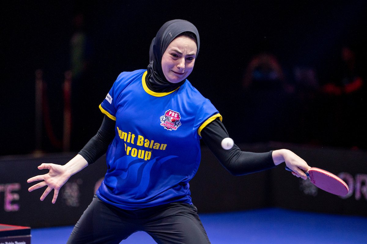 دينا مشرف تهزم المصنفة الـ17 عالميًا وتقود "بوني جاجوارز" لفوز جديد بالدوري الهندي لتنس الطاولة ...